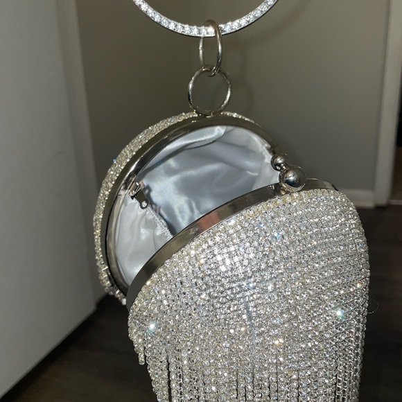 Bags | Crystal Ball Clutch Purse | Poshmark